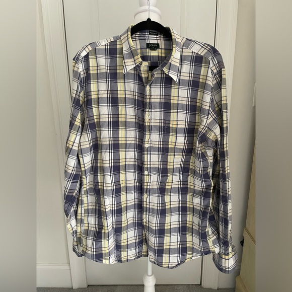 J. Crew | Shirts | Mens J Crew Tailored Fit Plaid Button Down Shirt | Poshmark